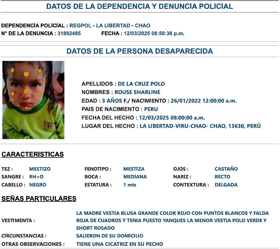 18 personas desaparecidas en La Libertad según el Reniped - CAUSA JUSTA